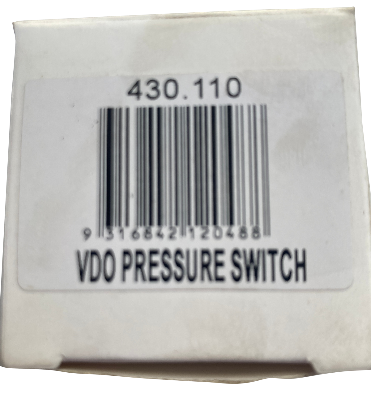 VDO pressure switch - 430.110 - All Time Diesel