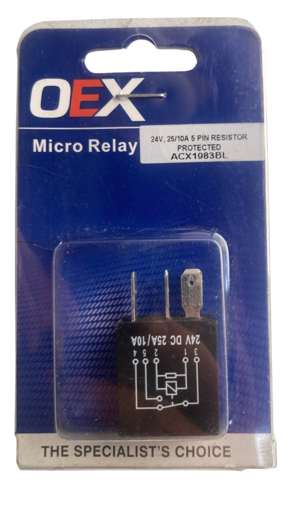 24 volt micro relay - ACX1983BL - All Time Diesel