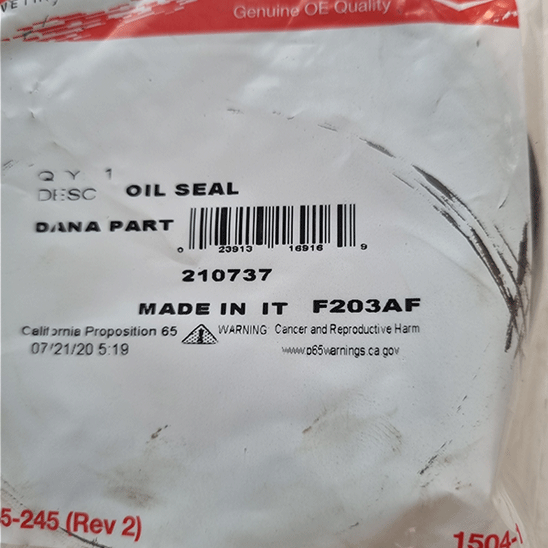 diff Seal - 210737 - All Time Diesel